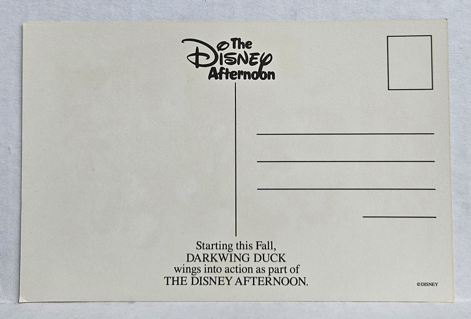Vintage Postcard The Disney Afternoon Talespin Duck Tales Baloo TV Show ...