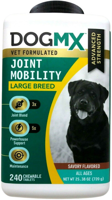 Dog MX Advanced Strength Joint Mobility Large Breed Dog Supplement ...