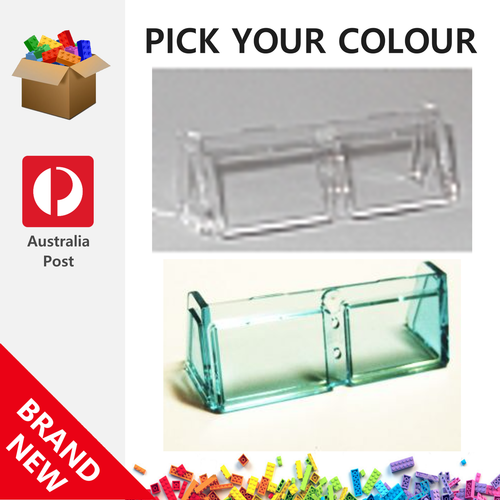 Genuine LEGO™ - Glass for Windscreen 2 x 6 x 2 Train - 13756 35168 New ...