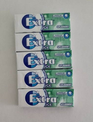 30 PIECES X EXTRA ICE SPEARMINT BEST CHEWING GUM SUGARFREE FRESH | eBay UK