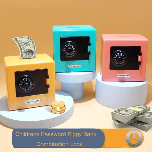 Safe Box Piggy Deposit Combination Lock Piggy Bank Mini Money Boxes ...