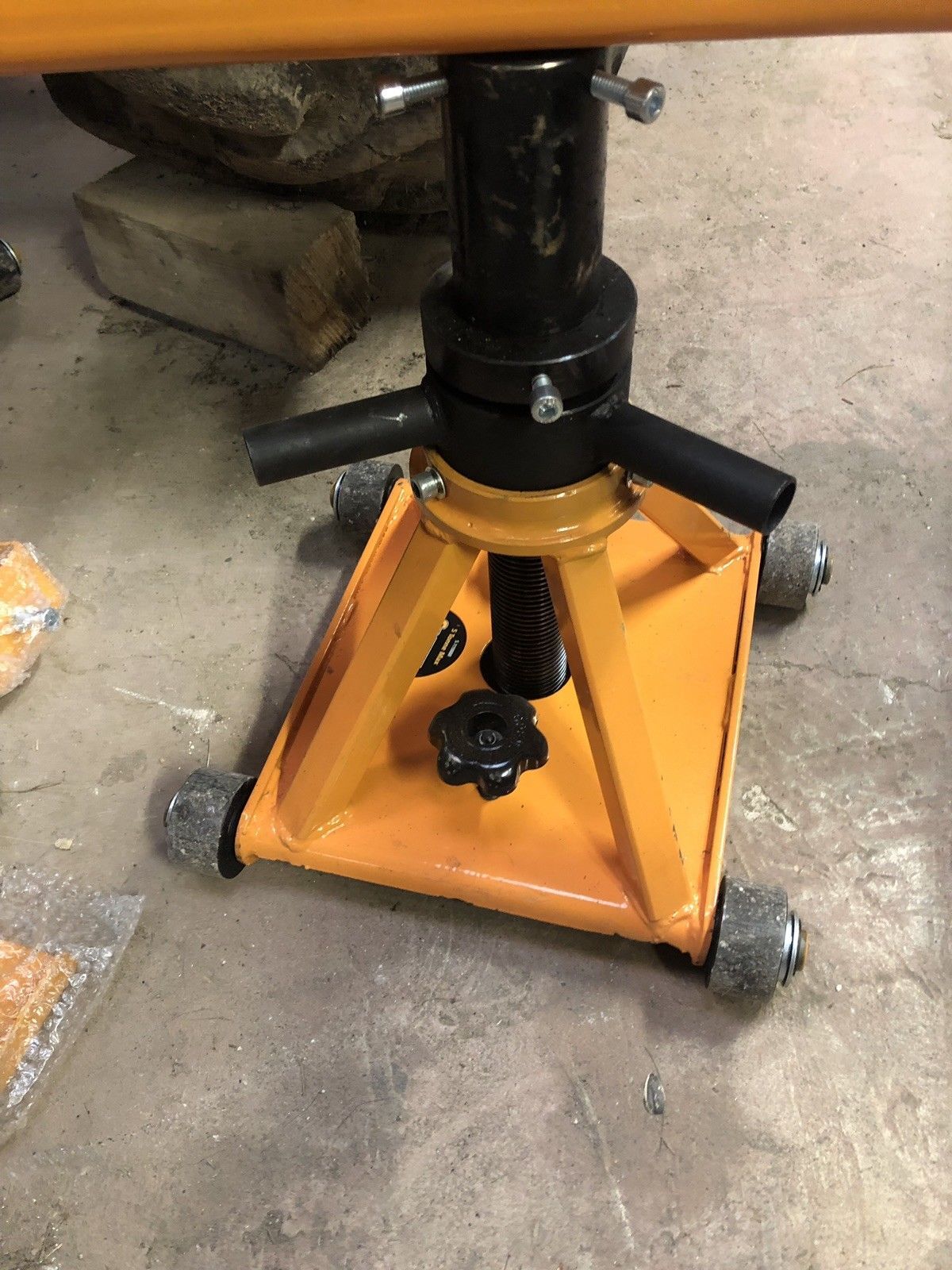 Heavy Duty Tractor Splitting Rails Two (2) Stands 10000 lbs each Made ...