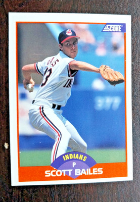 1989 Score #424 Scott Bailes Pitcher Cleveland Indians FREE shipping | eBay