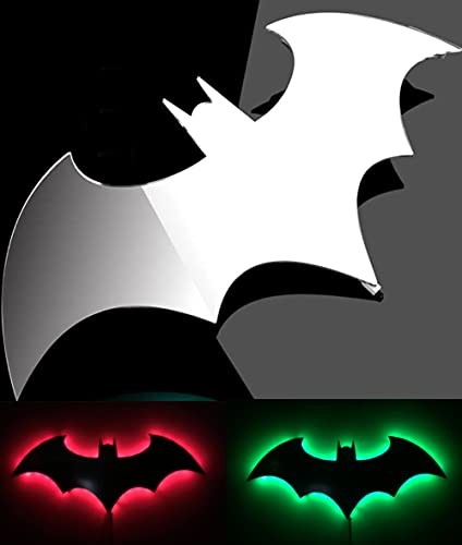 Bat Night Light Superhero LED Signal Cool Lamp with 16 Colors Remote ...