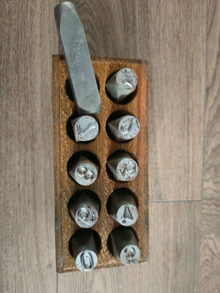 Vintage Priority Number Punches Set Engineers Stamps Vintage Box | eBay ...
