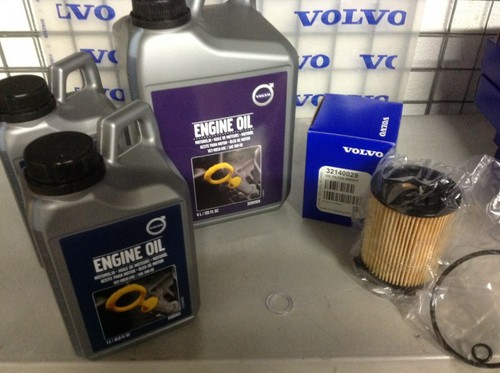 Genuine Volvo D4/D5 Oil And Filter Change 4 Cylinder Diesel 0/20 Fully ...