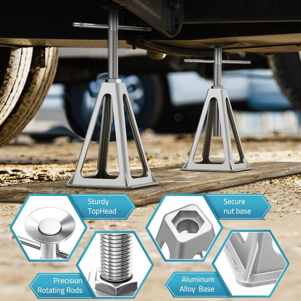4 Pack RV Stabilizer Jacks Screw Jack Stands for RV Camper Travel ...
