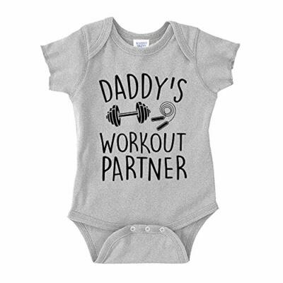 Mommy's or Daddy's Workout Partner Baby One Piece or Toddler T-Shirt | eBay