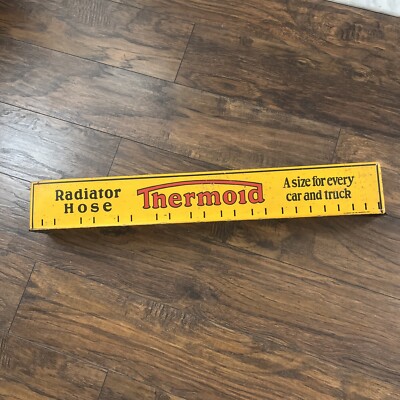 Vintage gas Petroliana Thermoid Advertising Display radiator hose sign ...