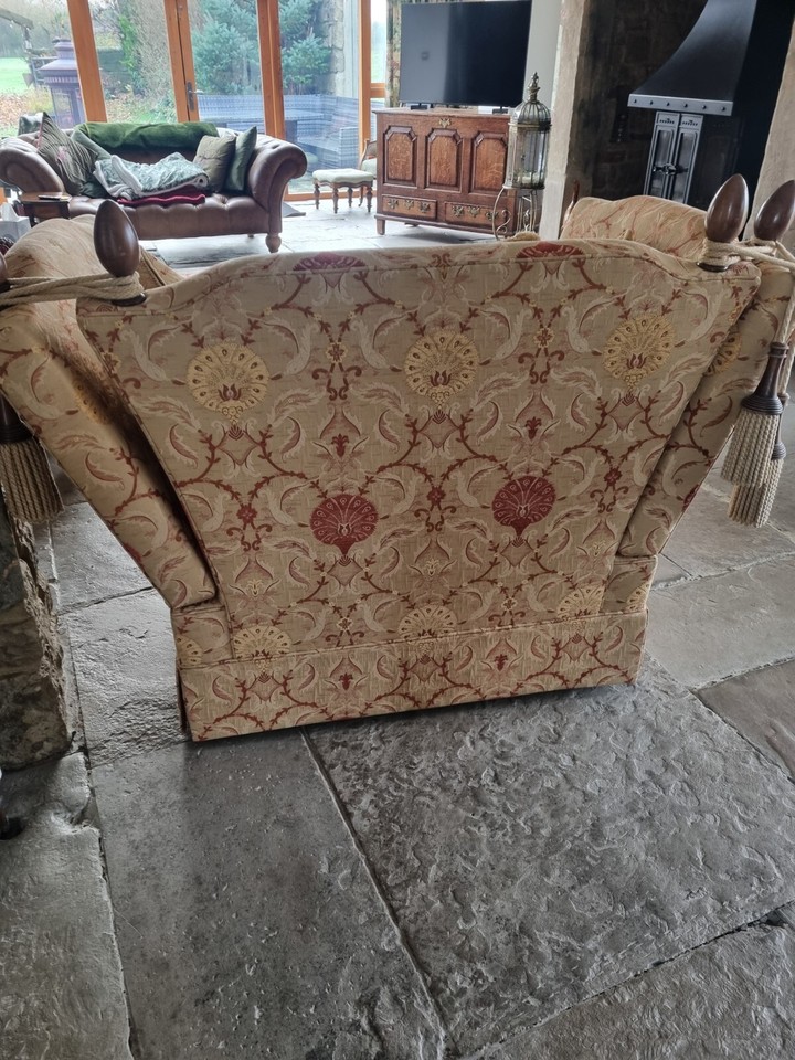 David Grundy Manhattan Love Chair And Goot Stool. | eBay UK