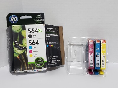 HP 564 Color Standard Ink Cartridges Cyan Magenta and yellow jaune A ...
