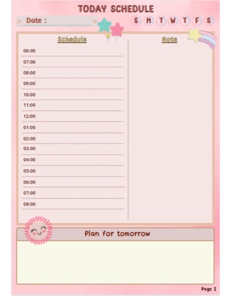 Digital Planner DAILY TO DO LIST GRATITUDE Pastel Cute Goodnotes iPad ...