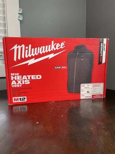 Milwaukee 305B-21XL M12 12V Heated AXIS XL Vest Kit Just The Vest ...