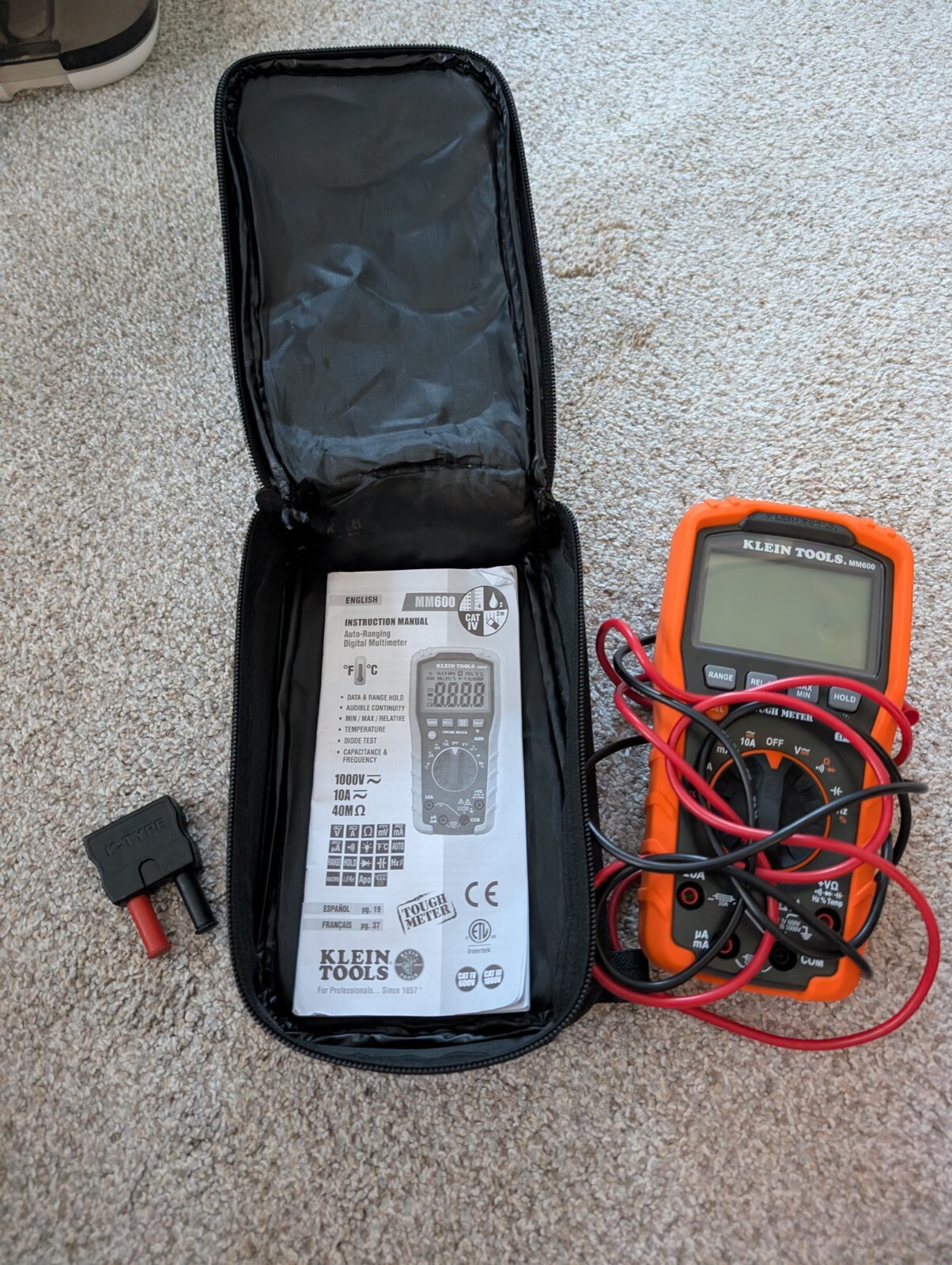 Klein Tools MM600 1000V Auto Ranging Digital Multimeter 92644690228 | eBay