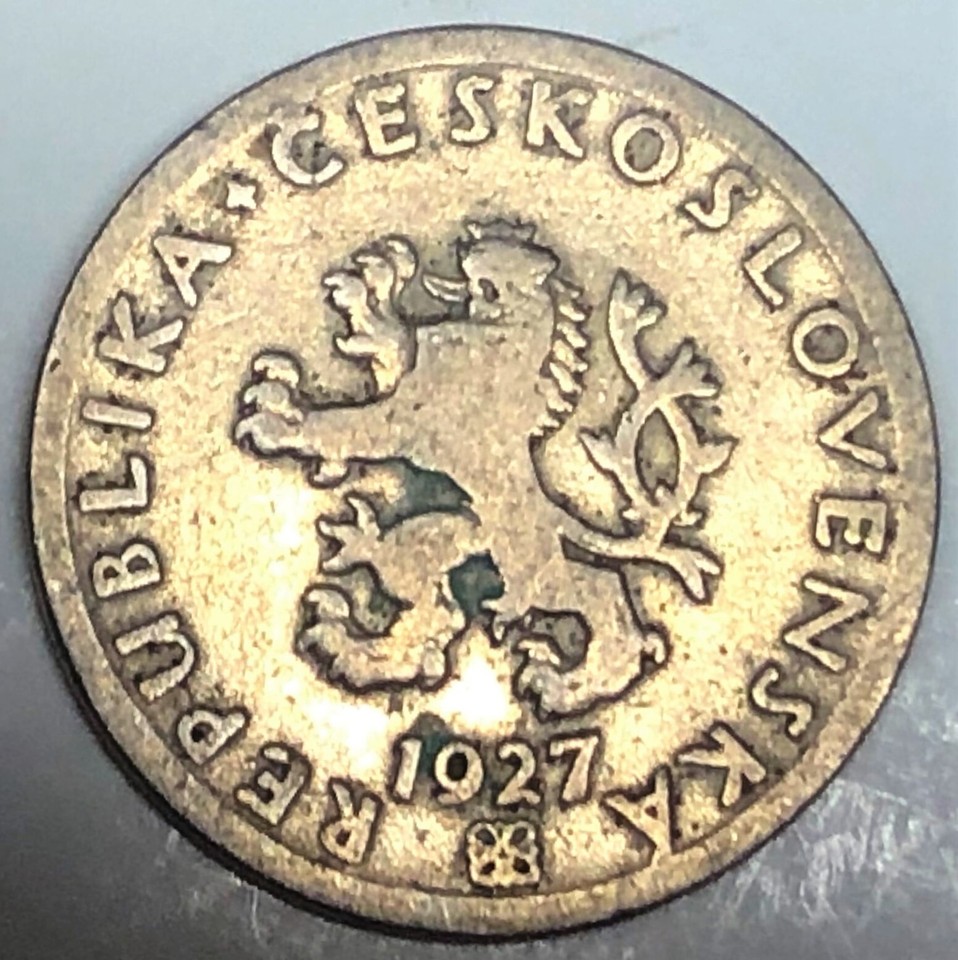# C1725 CZECHOSLOVAKIA COIN, 20 HALERU 1927 | eBay