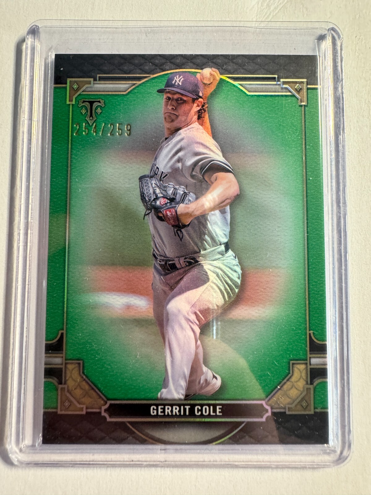 K143,456 - 2022 Topps Triple Threads Emerald #76 Gerrit Cole #/259 | eBay