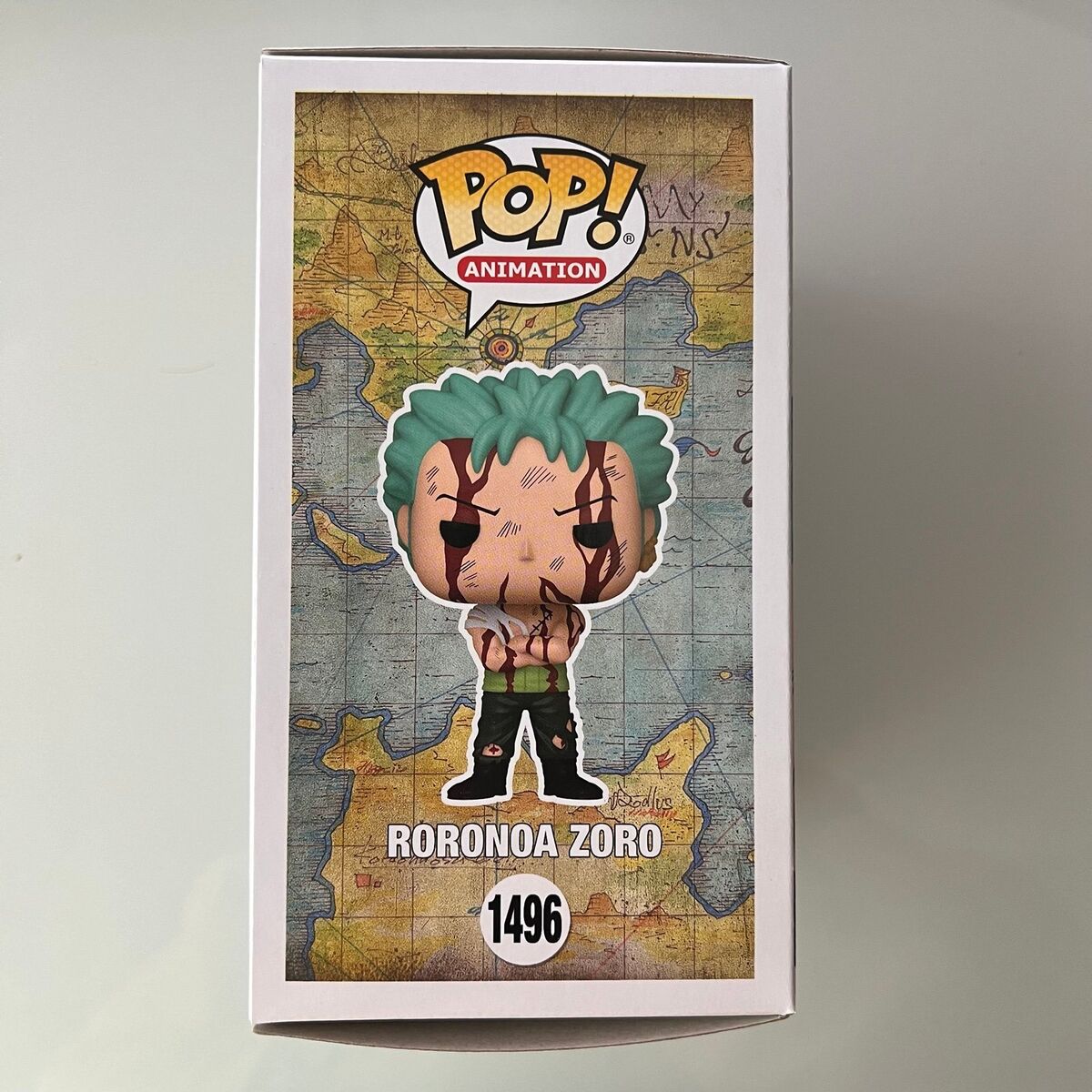 Funko Pop! One Piece Roronoa Zoro (Bloody) #1496 Hot Topic Funko Pop! One Piece Roronoa Zoro (Bloody) #1496 Hot Topic