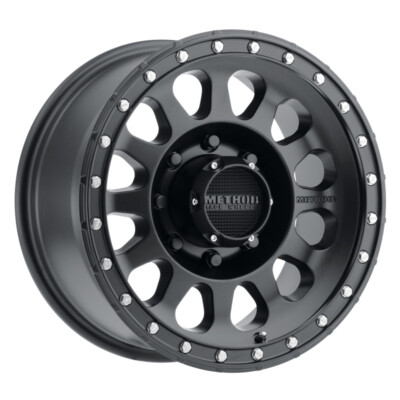 Method MR315 18x9 +18mm Offset 8x6.5 130.81mm CB Matte Black Wheel ...