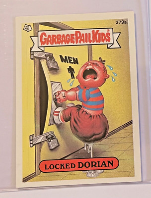 1987 GARBAGE PAIL KIDS STICKERS #379a LOCKED DORIAN SERIES 10 TOPPS ...