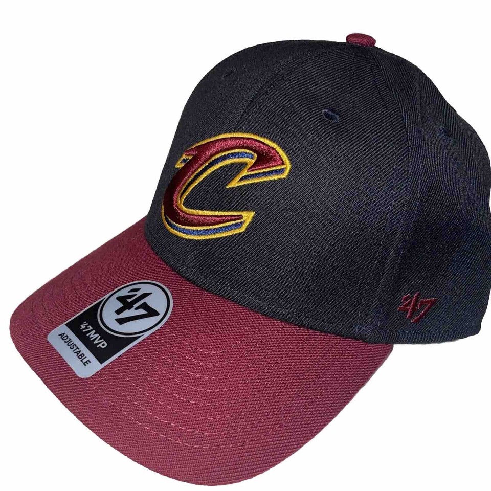 Cleveland Cavaliers Cavs Logo Hat Cap 75th Yr Patch Hat NBA Black ...