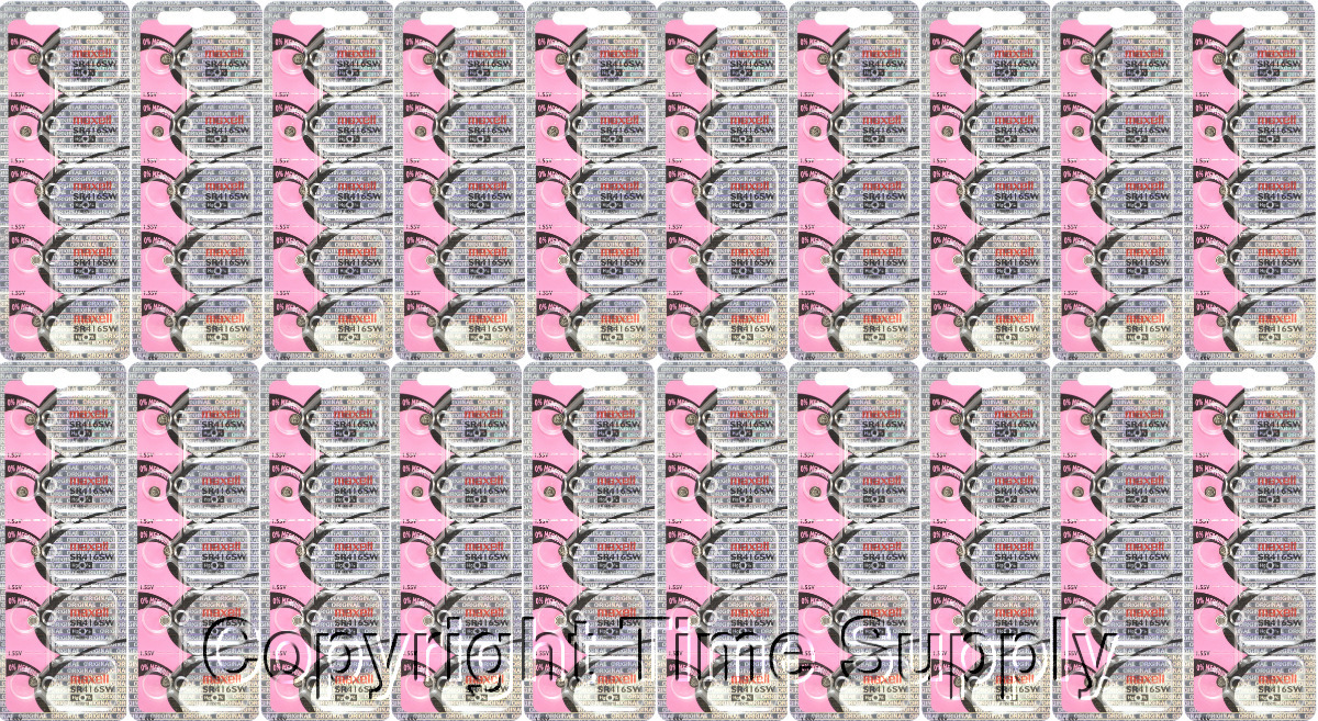 Maxell 337 SR416SW D337 V337 LR416 SR416 Battery 0% MERCURY ( 100 PC ...