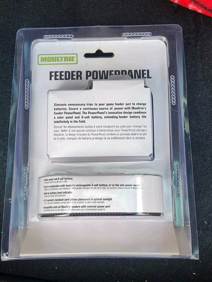 Moultrie Camera Power Panel for Moultrie Game Feeders Trail Hunting ...