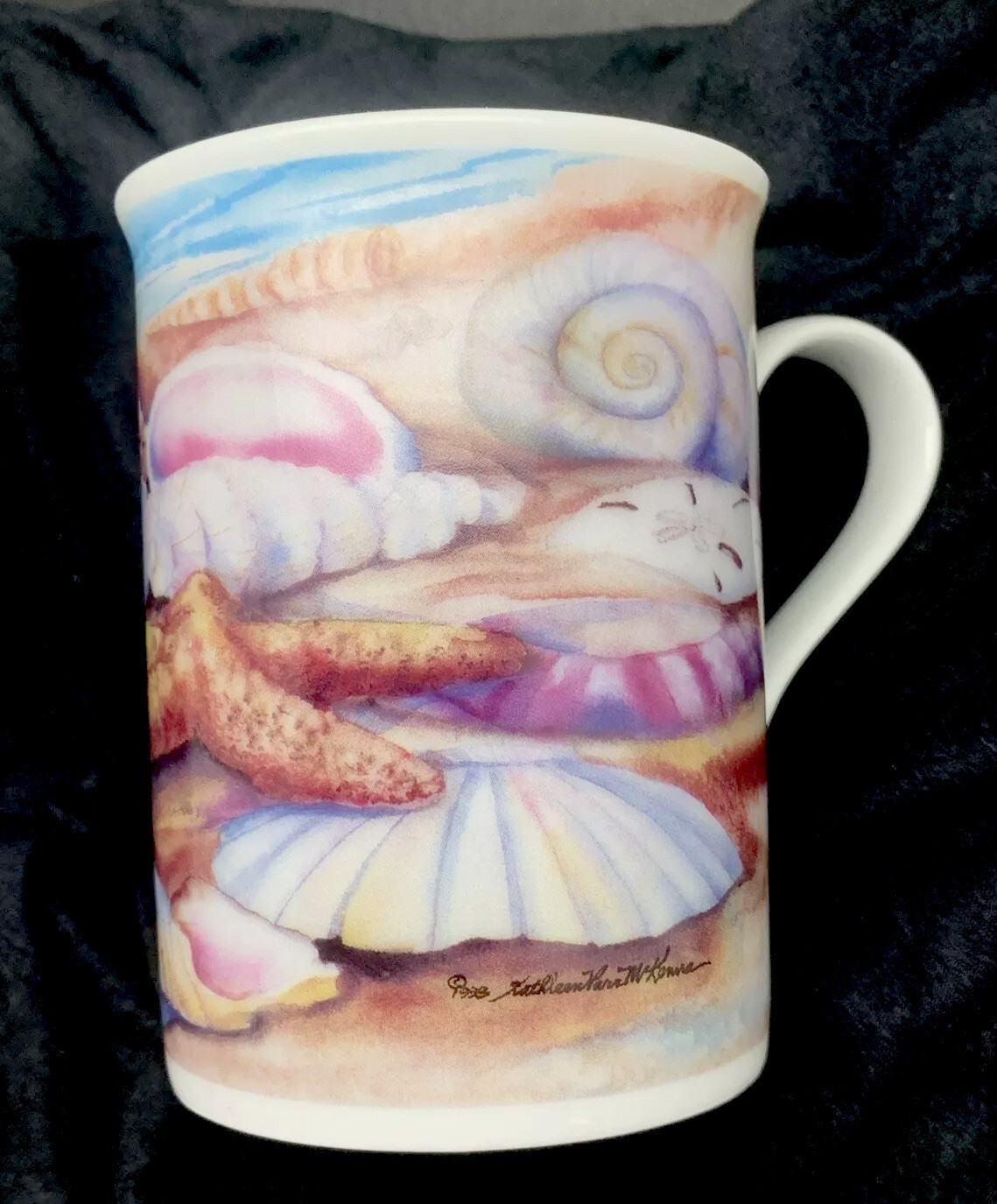 Gallery by Inhesion Kathleen Parr McKenna Porcelain Mug 4" Shell Coffee ...