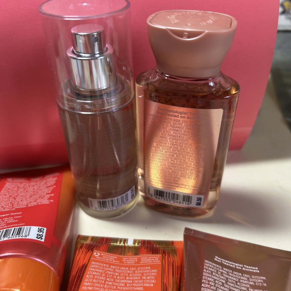 Bath & body works travel size cream, gel, mist- hand cream, cleansing ...