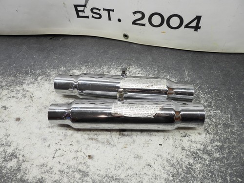 Triumph Norton BSA Harely Chopper Bobber Shorty Exhaust Mufflers 2939 ...