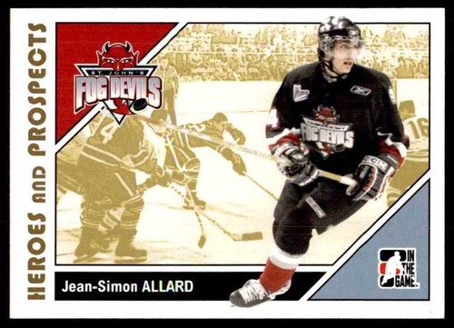 2007-08 ITG HEROES AND PROSPECTS JEAN-SIMON ALLARD #53 | eBay