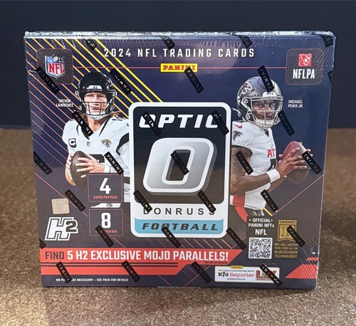 2024 PANINI DONRUSS OPTIC FOOTBALL FACTORY SEALED H2 HYBRID HOBBY BOX ...