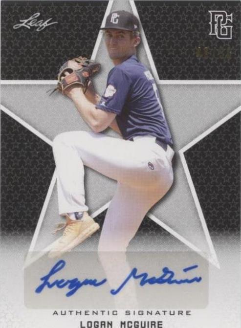2020 Leaf Perfect Game National Showcase - Logan McGuire #BA-LM1 /50 (AU, RC) for sale online | eBay