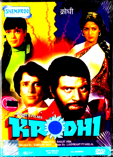 KRODHI - DHARMENDRA, SHASHI KAPOOR, HEMA - NEW BOLLYWOOD DVD - ENGLISH ...