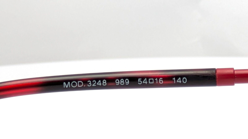 Versace MOD 3248 989 Red Havana Cat Eye Womens Eyeglasses 54mm | eBay