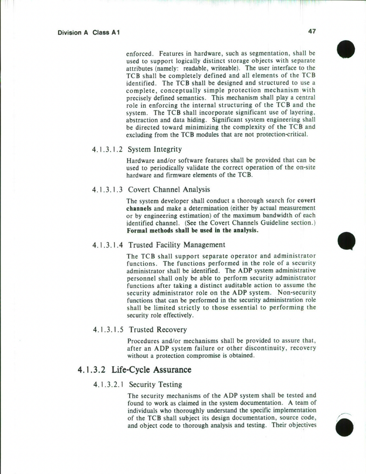 108 Page ORANGE BOOK 1983 TRUSTED COMPUTER SYSTEM EVALUATION CRITERIA ...