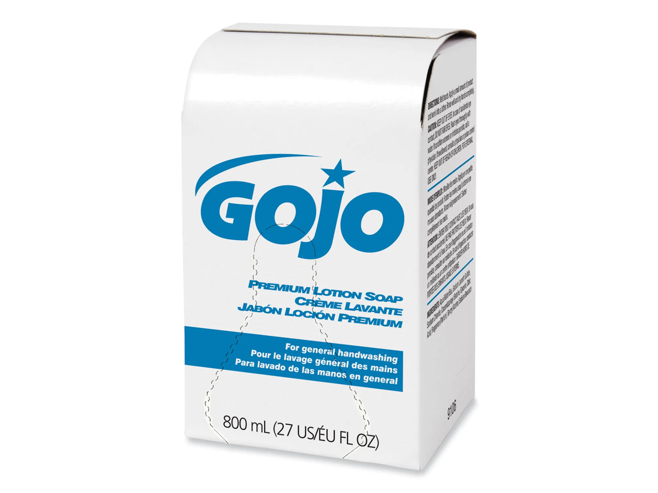 GOJO Premium Lotion Soap, Waterfall - 800 mL Bag-in-Box Refill - 12 ...