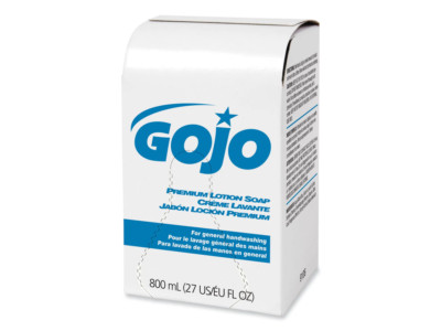 GOJO Premium Lotion Soap, Waterfall - 800 mL Bag-in-Box Refill - 12 ...