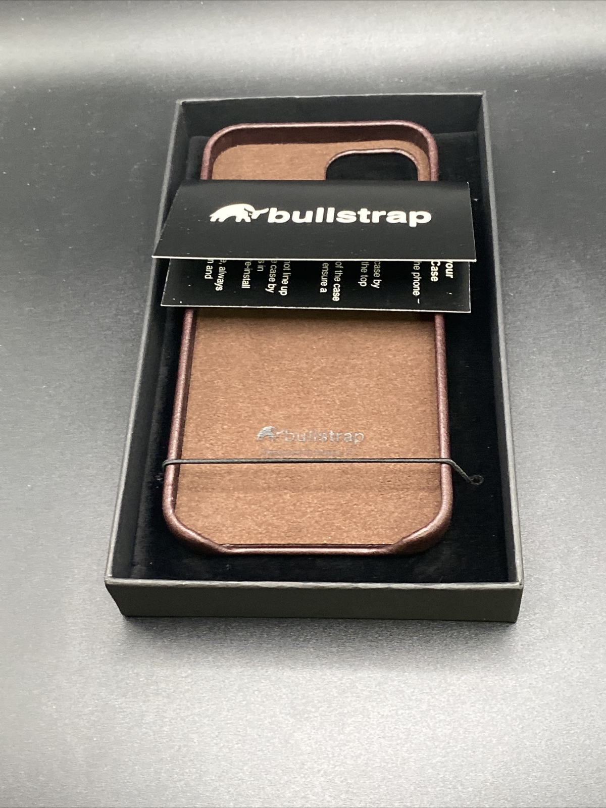 Bullstrap Leather iPhone 12 Pro case - Bourbon - New - NOT MAGSAFE | eBay
