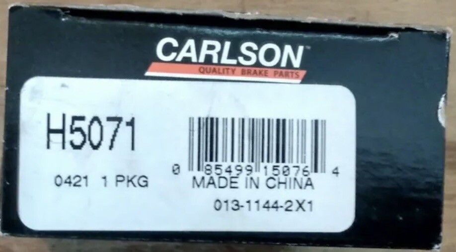 Disc Brake Caliper Pin Kit-Rear Disc Carlson H5071 for sale online | eBay