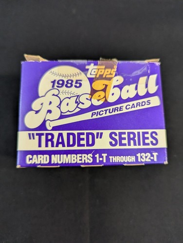 1985 Topps Baseball Traded Series Complete Set of 132 Cards | eBay