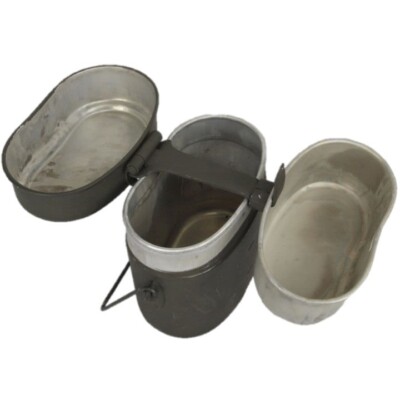 German Army Mess Tins Cooking Set Camping Billy Can Survival Vintage ...