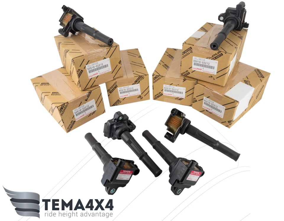 Genuine OEM IGNITION COIL set of 6 for Toyota 3.4L 5VZ 90919-02212 ...