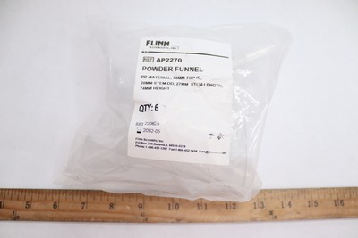 (6-Pk) Flinn Powder Funnel Polypropylene 70mm AP2270 | eBay