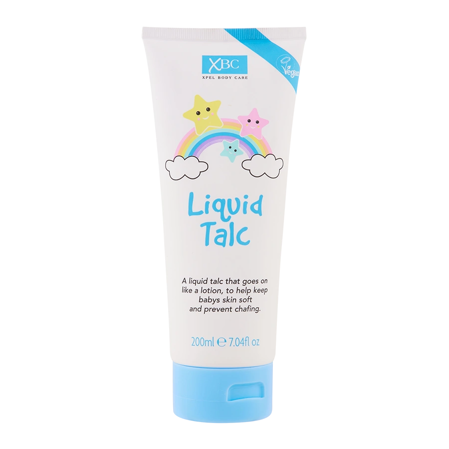 4 Pack- XBC Liquid Talc For Babys Skin | Gentle | Vegan | Dries to ...
