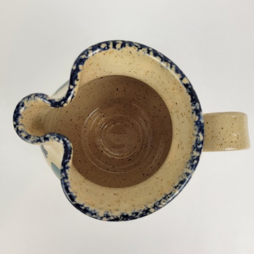 Vtg 1992~Three Rivers Pottery Ingrid Pattern~Creamer/Small Pitcher 3.5 ...