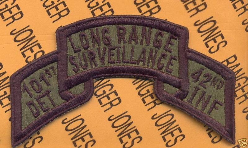 101st Inf Det LRS Airborne Ranger 42nd Div NYARNG patch | eBay