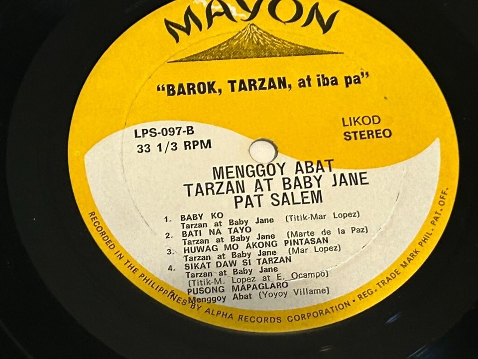 Barok Tarzan at iba pa Menggoy Abat Pat Salem Yoyoy Filipino ...