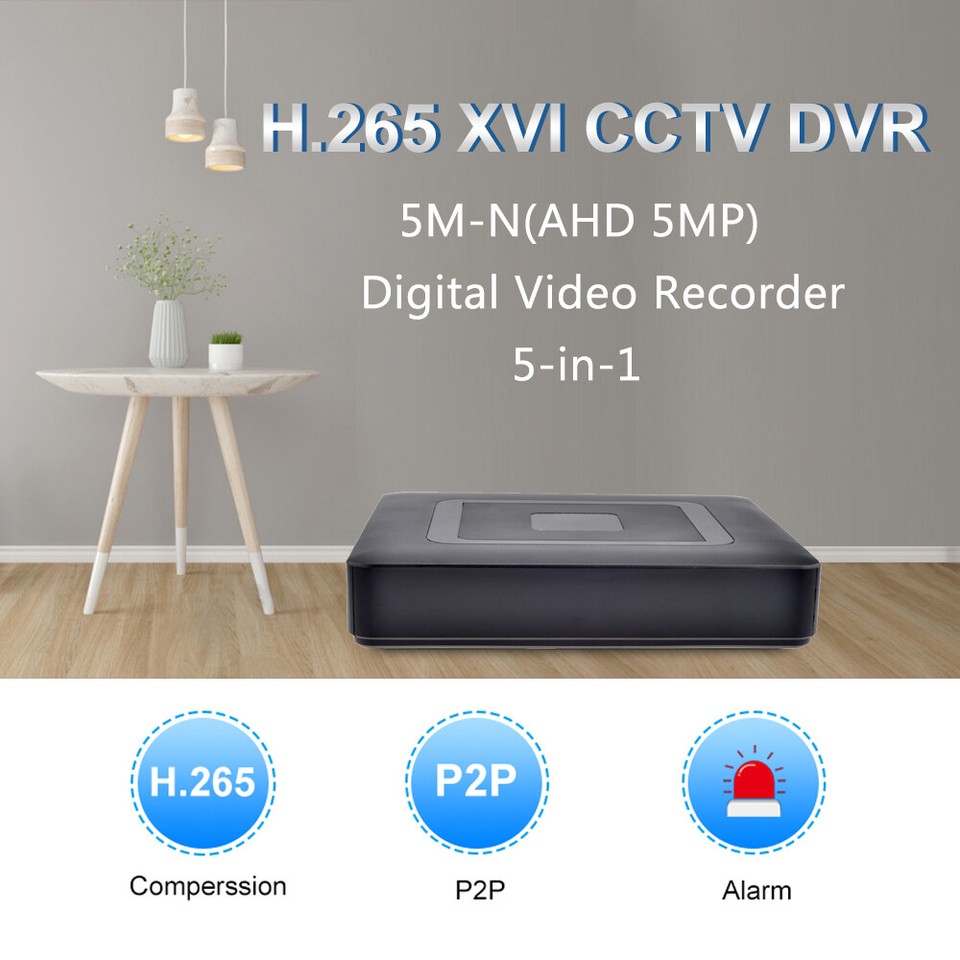 AHD DVR 5MP 1080N 4CH/8CH CCTV DVR CVI TVI 5IN1 VGA HDMI H.264 Video ...