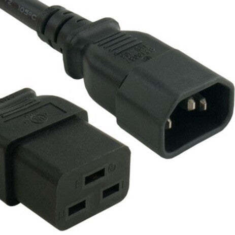 RiteAV Data Center Power Cord, IEC320 C14/IEC320 C19, 14 AWG, 15A, 250V ...