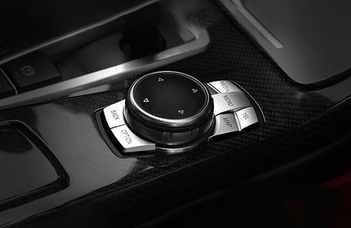 Middle Console Multimedia Button Cover For BMW 3 4 Series 13-2019 Matte ...